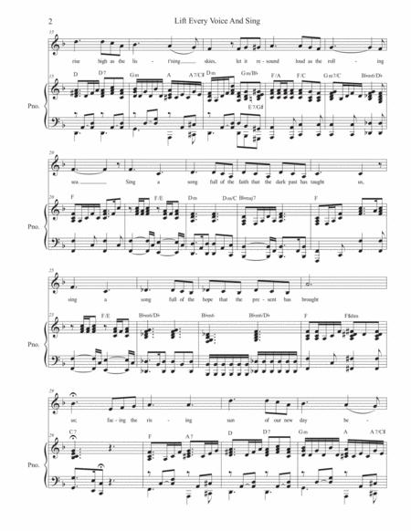 Lift Every Voice And Sing (Vocal Solo) – Open Sheet Music