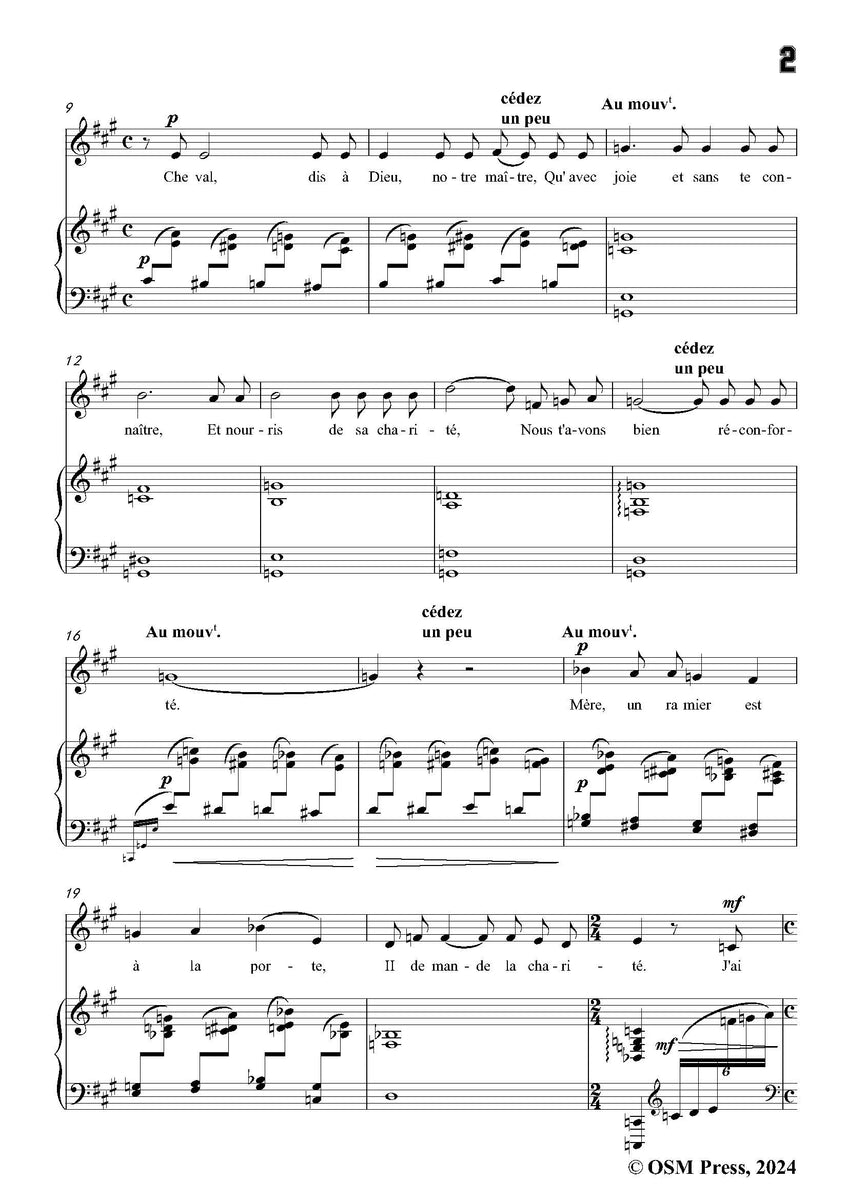 Alfred Bruneau Selon Dieu – Open Sheet Music