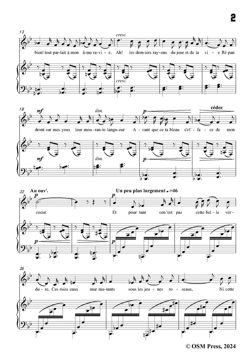 Alfred Bruneau La vallée – Open Sheet Music
