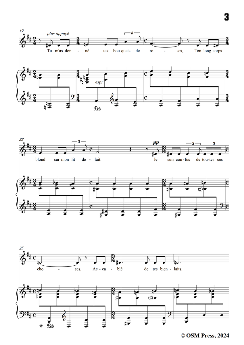 R. Hahn Le plus beau présent – Open Sheet Music