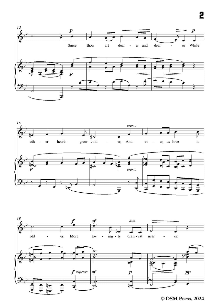 Liddle Since thou,o fondest – Open Sheet Music