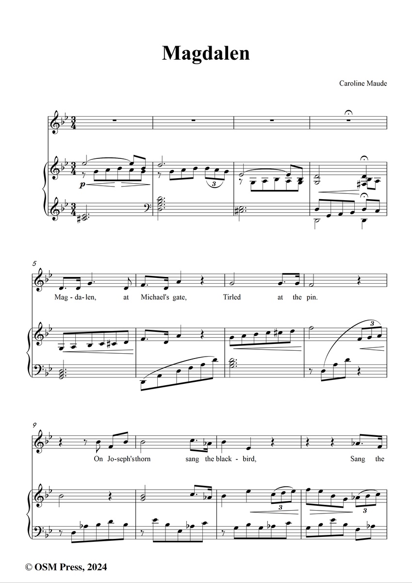 Maude Magdalen – Open Sheet Music