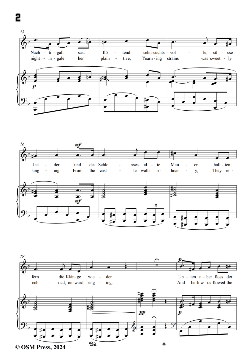 Spicker Weisst du noch?,Op.32 No.2 – Open Sheet Music