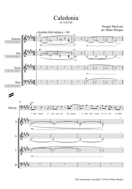 Caledonia – Open Sheet Music